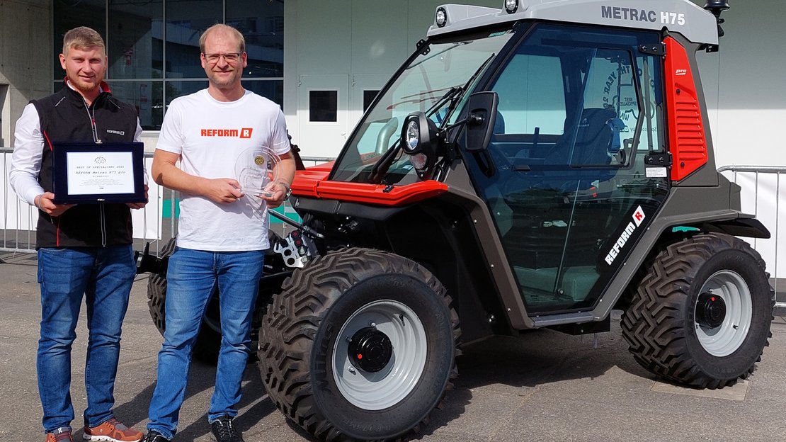 REFORM - The REFORM Metrac H75 pro is "Tractor of the Year" 2022!